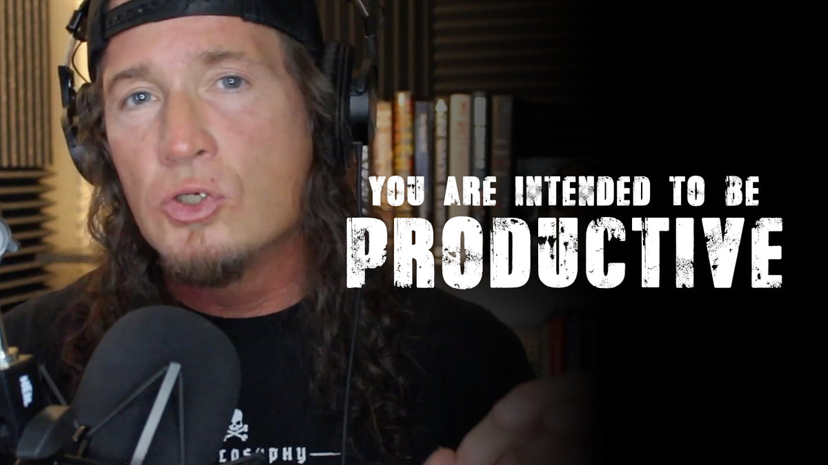 You Are Intended To Be Productive – Metal Motivation Store