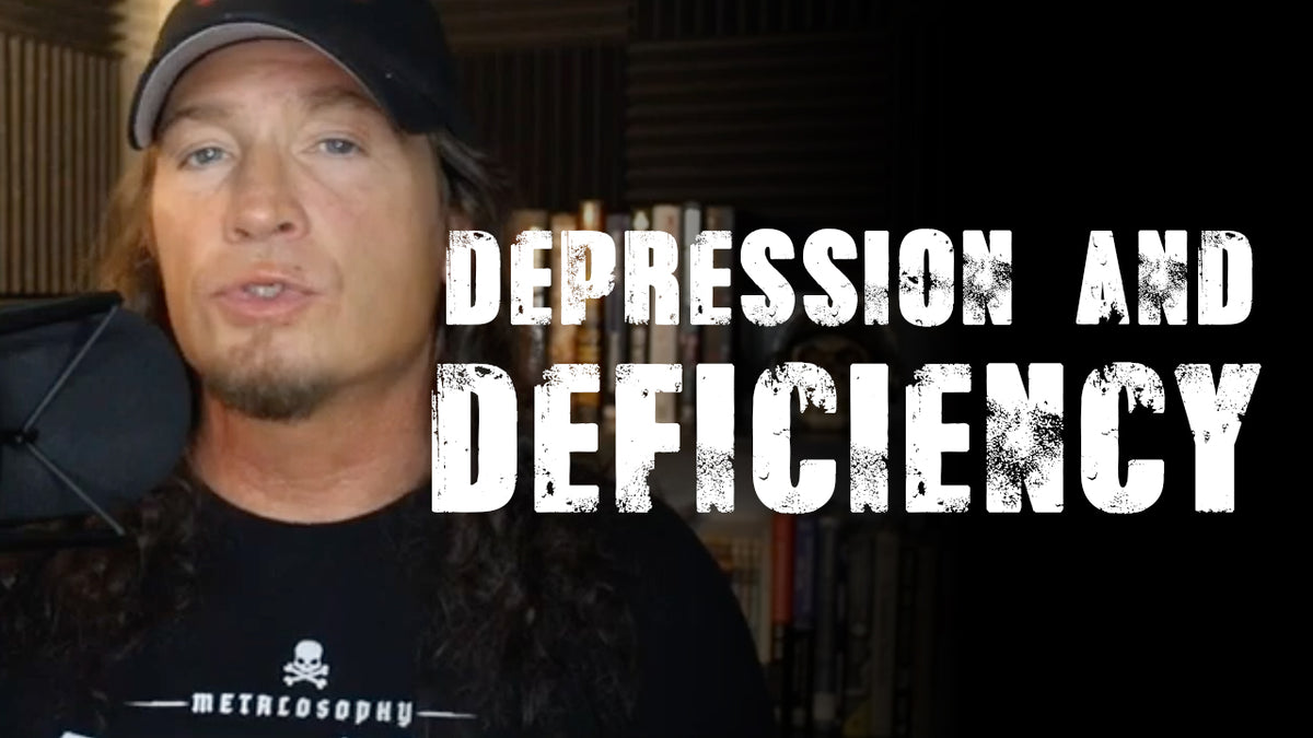 Depression And Deficiency – Metal Motivation Store