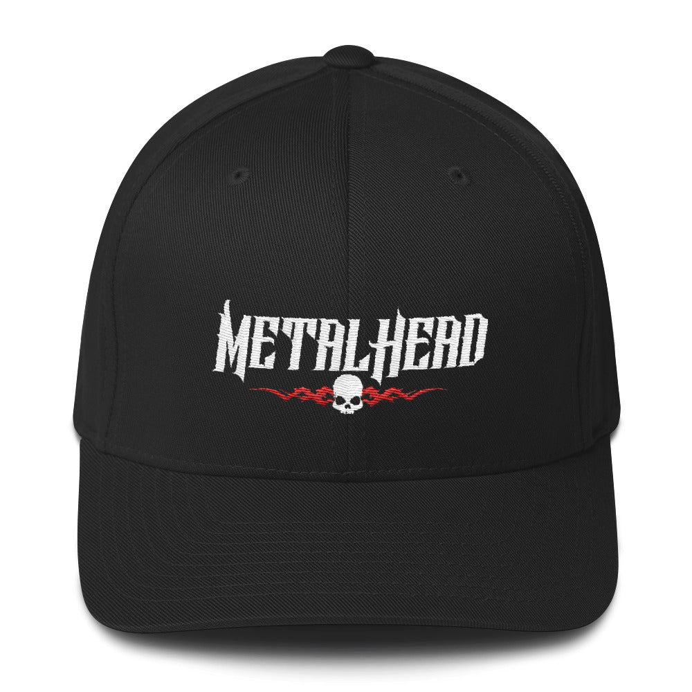 "Metal Head" Structured Twill Cap – Metal Motivation Store